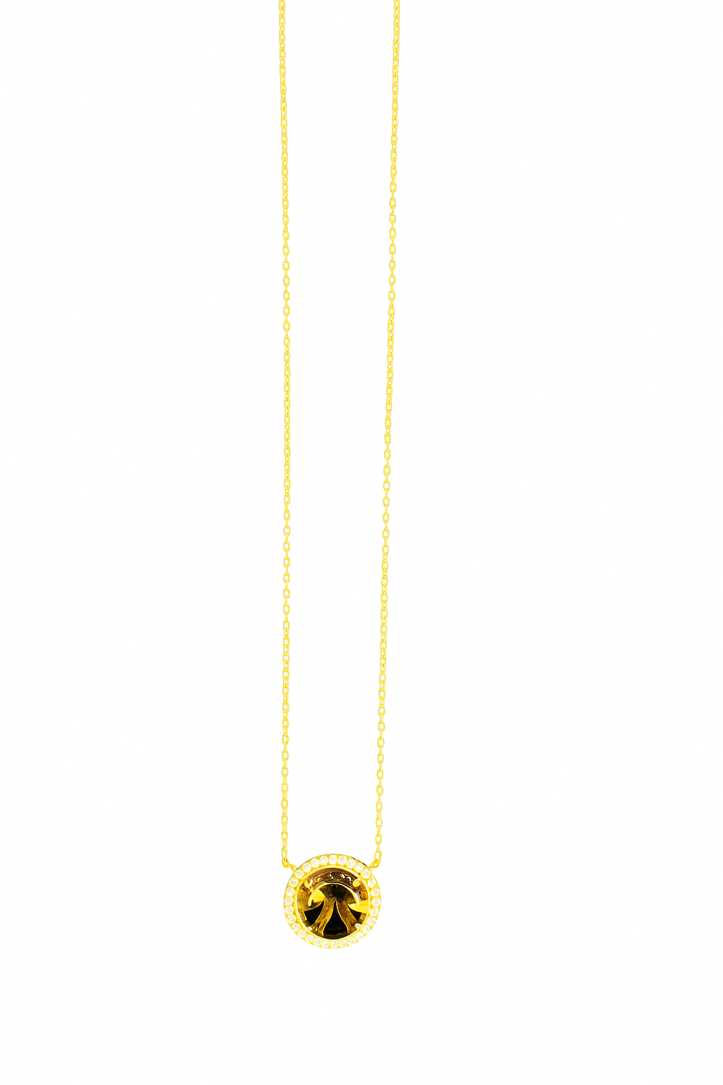 Marissa Yellow Gold Citrine Necklace – Meredith Marks