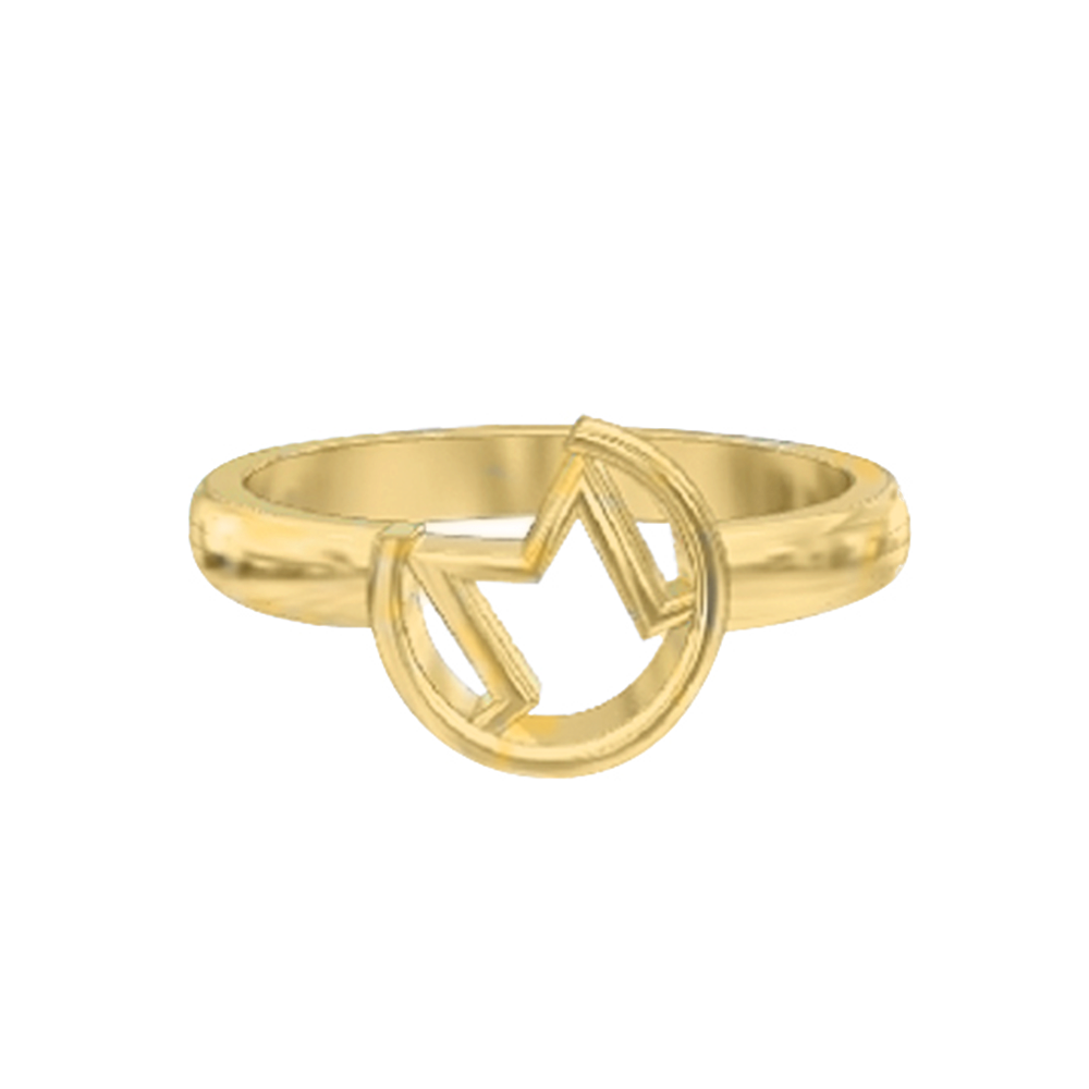 Abstract Emblem Ring – Meredith Marks
