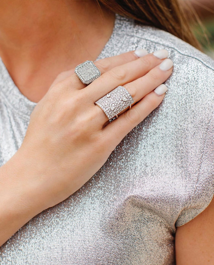 Stardust Ring White Gold – Meredith Marks